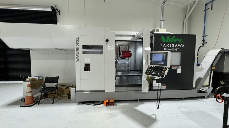 Takisawa #TMX-4000ST, 5-Axis CNC lathe, Fanuc 31i-B(5), 3.1" bar, 10 ...