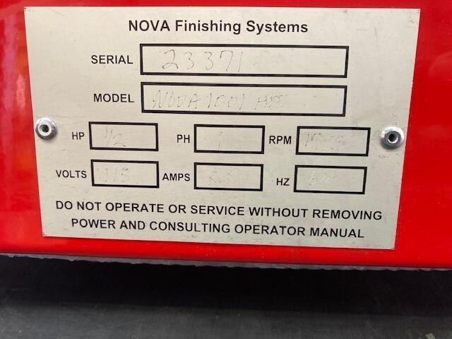 1 cu.ft. Nova #Nova-1001HDT, vibratory tumbler, 1/2 HP, 1-phase, 1925 ...