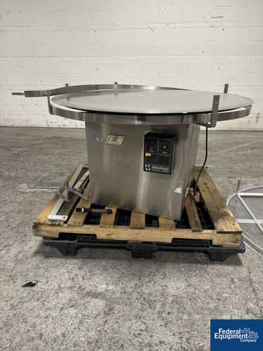 48" CLI #TTS-48, Accumulation Table, Stainless Steel, 48" diameter ...