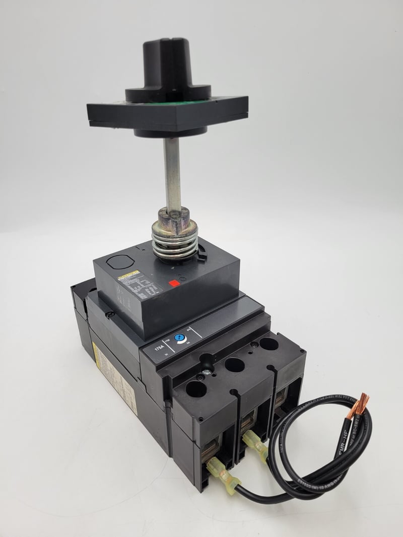 175 Amps, Square D, JLL36175LV, feed-thru circuit breaker, 600VAC 3P ...