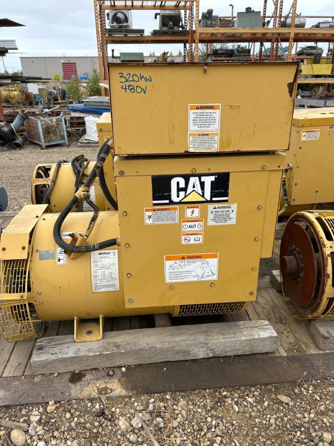 320 KW, 1800 RPM, Caterpillar #3406, Generator End, 3 phase, 480 V For ...