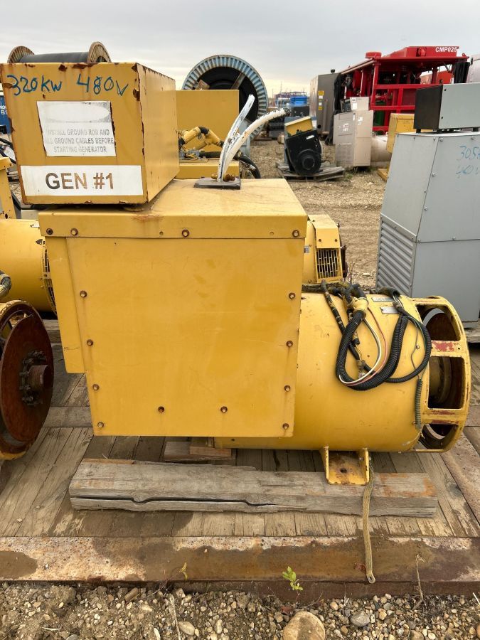 320 KW, 1800 RPM, Caterpillar #3406, Generator End, 3 phase, 12-wire ...
