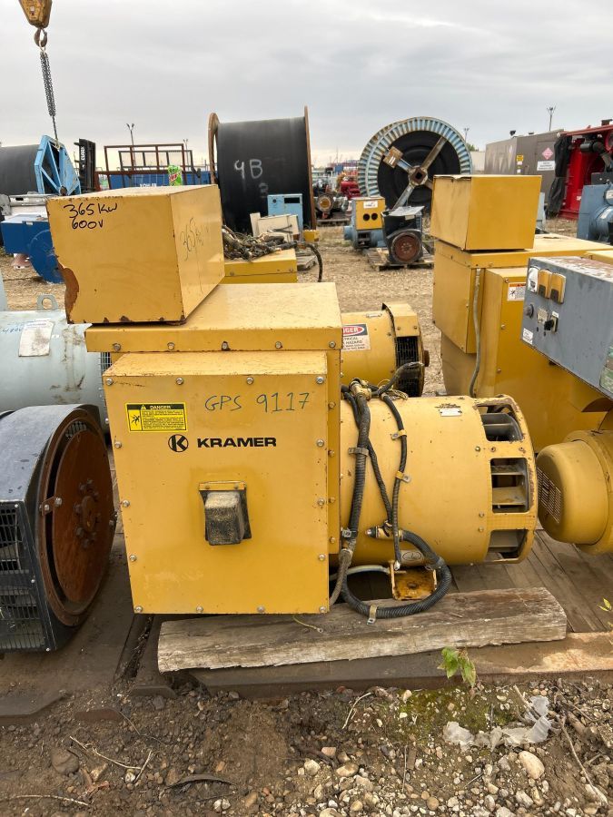 365 KW, 1800 RPM, Caterpillar #3406, Generator End, 3 phase, 456 kVA ...