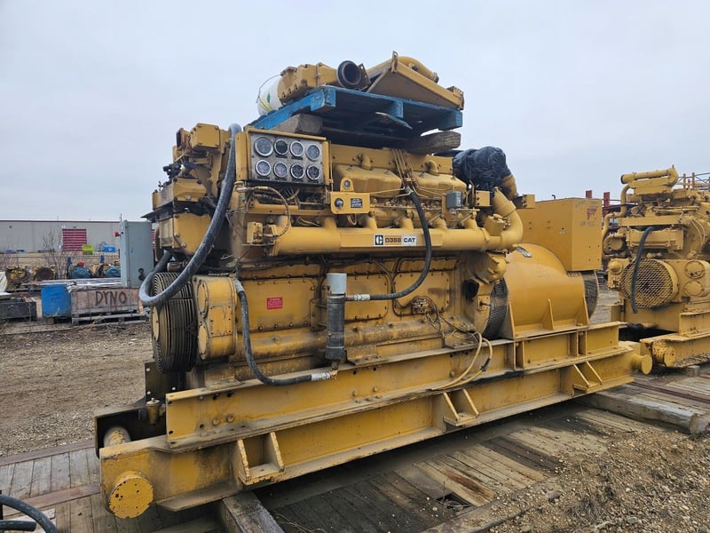 700 KW Caterpillar #D398, Generator Set, diesel fuel, 3 phase, 1200 RPM ...