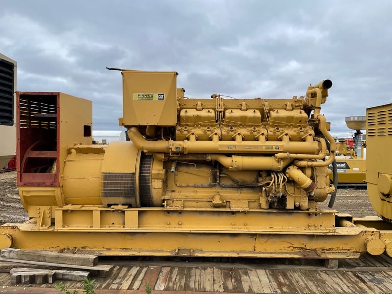 800 KW Caterpillar #D398B, Generator Set, diesel fuel, 600 V for Sale ...