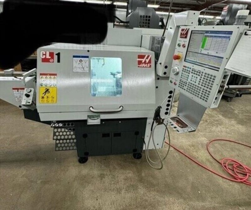 Haas #CL-1, CNC lathe, 11" swing, 4" chuck, 1" bar, 6000 RPM, Haas NGC ...