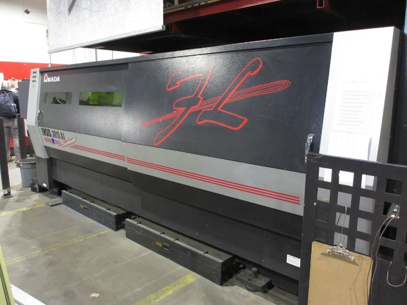 Amada #Ensis-3015NT, 3000 wattt, 120" x 60" max sheet size, Fanuc NT-PC ...