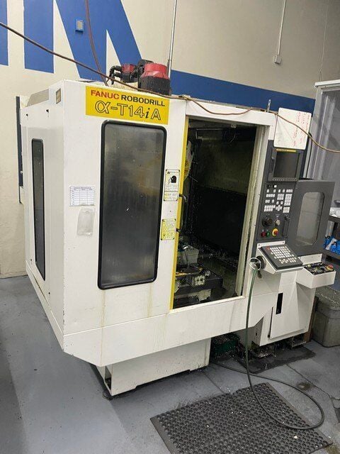 Fanuc #Alpha-T14ia, CNC drill/tap center, 14 ATC, 19.6" X, 14.96" Y, 11 ...