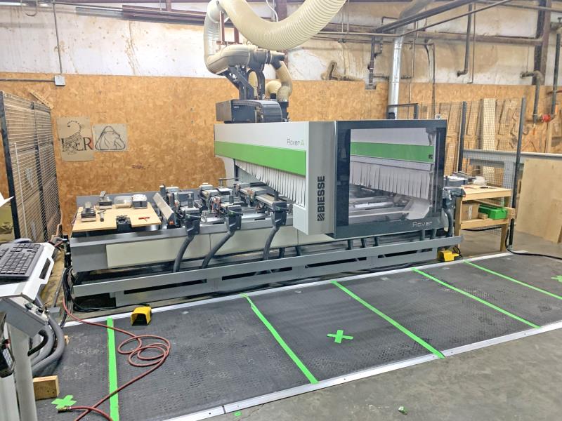 Biesse #Rover-A-1432, CNC machining center, 26 ATC, 125" X, 52" Y, 13 ...