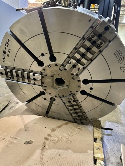32" Samchully #HC-32VI, hydraulic chuck, 3-jaw, 800 RPM, 2022 for Sale ...