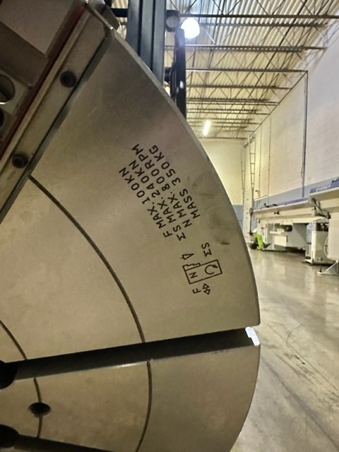 32" Samchully #HC-32VI, hydraulic chuck, 3-jaw, 800 RPM, 2022 for Sale ...