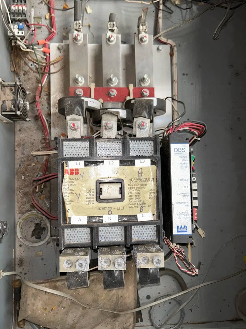 Ram #DBS, screw compressor motor starter, 300 HP, 460 Volts, 3-phase ...