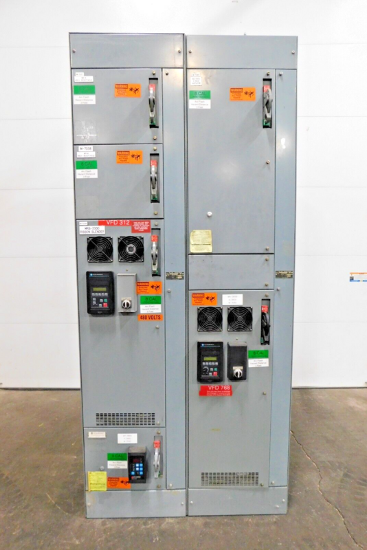 Allen-Bradley, 712024/1, motor control center MCC section, 800/300A ...