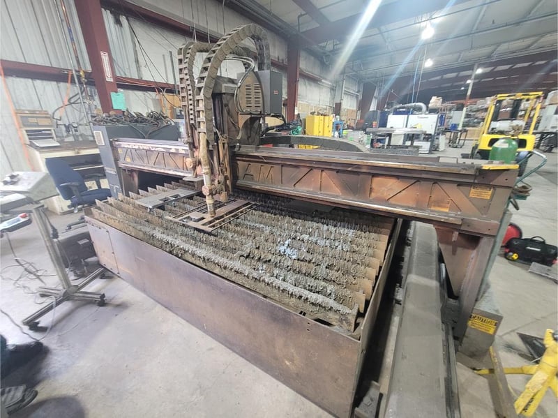 Multicam #6000-Series, plasma cutting system, 120" X, 96" Y, 12" Z ...