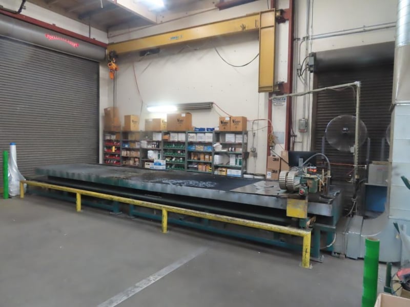 Lockformer #Vulcan-2900, plasma burn table, 10' x5' tbl., Hypertherm ...
