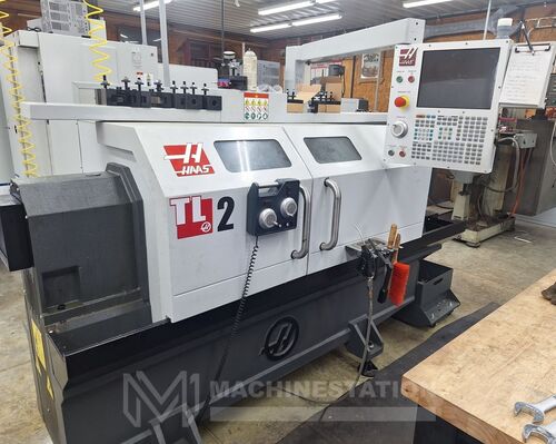 Haas #TL-2, CNC lathe, 12" chuck, 6-jaw, 48" centers, 16" dia., 48 ...