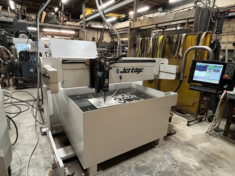 Jet Edge #30X48AMC, water jet cutting system, 55000 psi, 30" x 48 ...