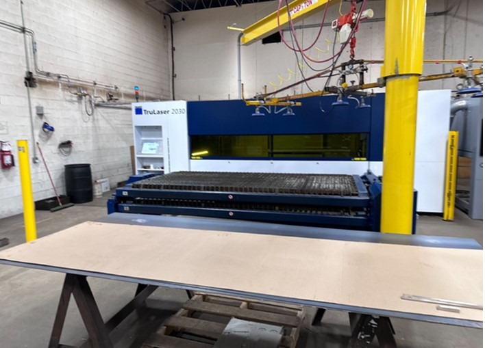 Trumpf #TruLaser-2030, Fiber laser, 4000 watt, 5' x 10' table, Trumpf ...