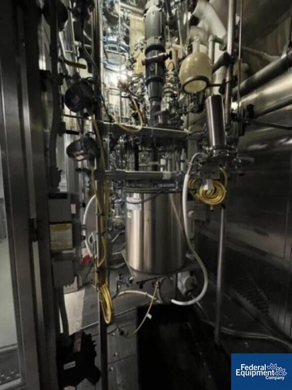 28.25 gallon Buchi, kilo lab reactor train system, glass lined, 5 psi ...