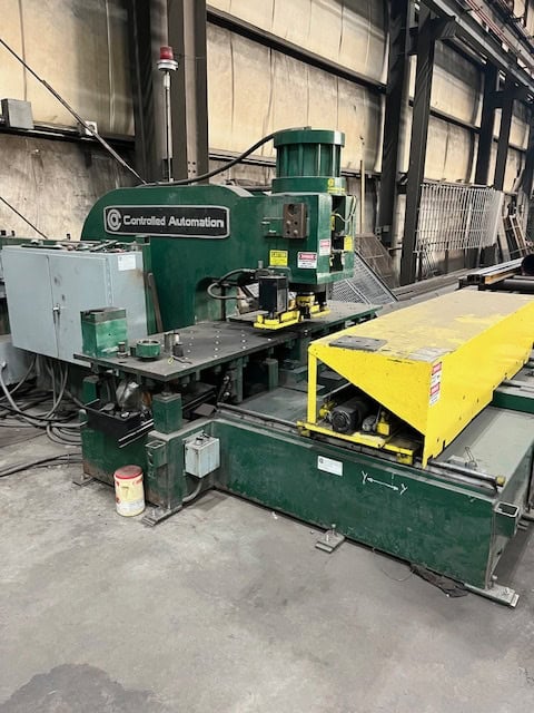 175 Ton, Controlled Automation #2AT-175, heavy duty plate punch, 30 ...