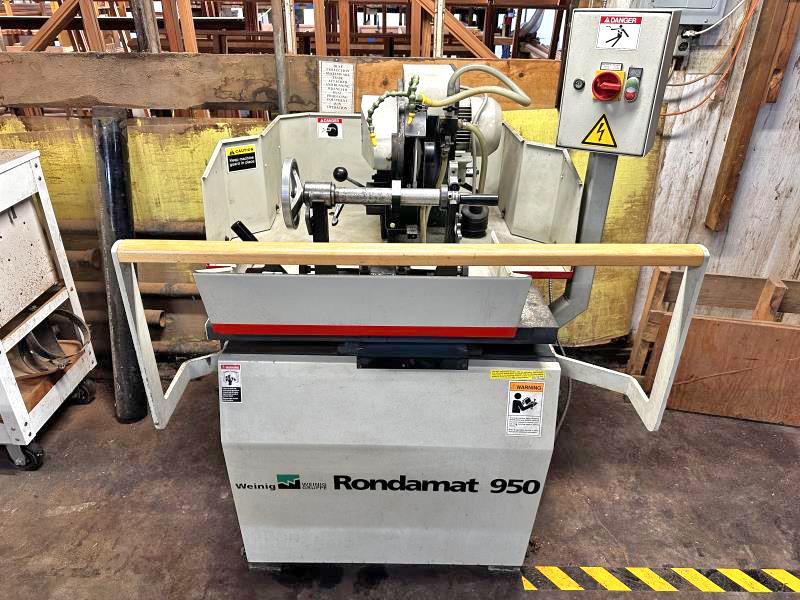 Weinig #R-950, profile grinder, 1-1/2" arbor diameter, 9-1/2" arbor ...