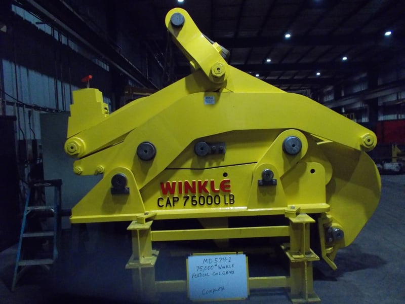 75000 lbs. Winkle Industries, Coil Lifter, Vertical Non-Rotate, 24" I.D ...