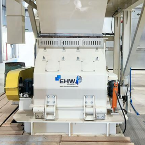 EHW Italia #3-TPH, Pellet Mill Operation, hoppers and storage bins ...