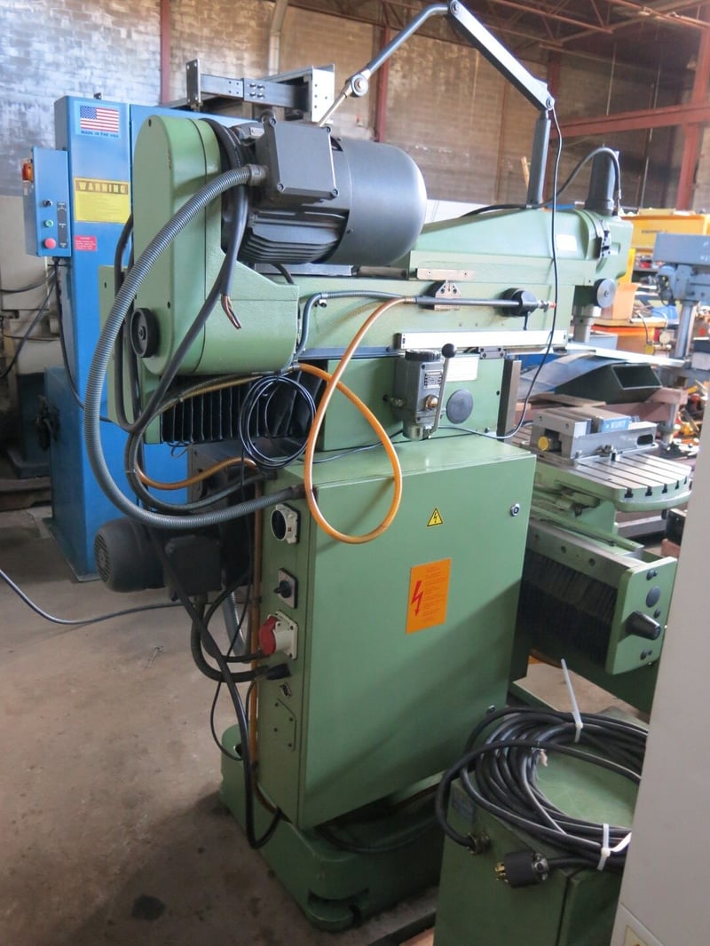 Deckel #FP-4M, Universal Milling Machine Well Tooled, 6 HP, 50-2500 RPM ...