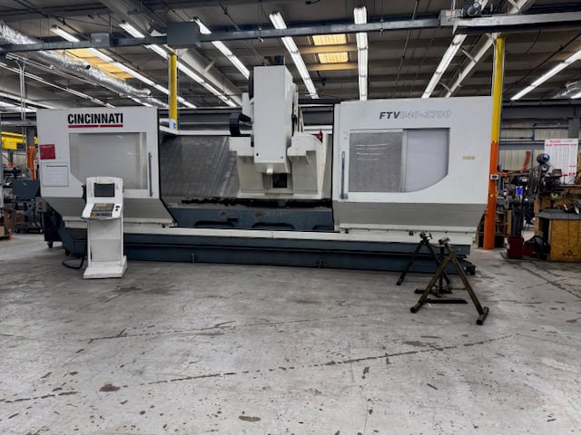 Cincinnati #FTV840-3700, CNC vertical machining center, 50 automatic ...