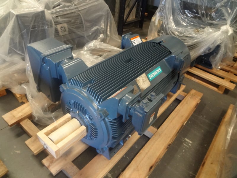 400 HP 1200 RPM Siemens, Frame 5010/5011, tefc, bb, new, 2300/4000 ...
