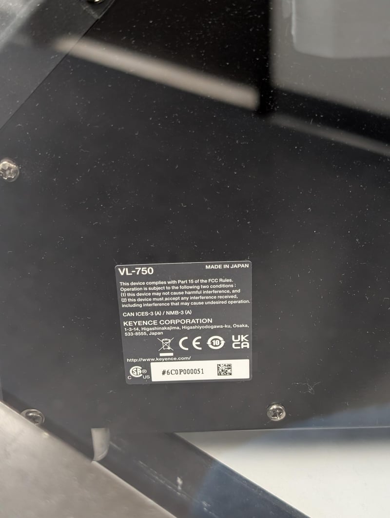 Keyence #VL-350, 3D scanner system coordinate measuring machine stage ...