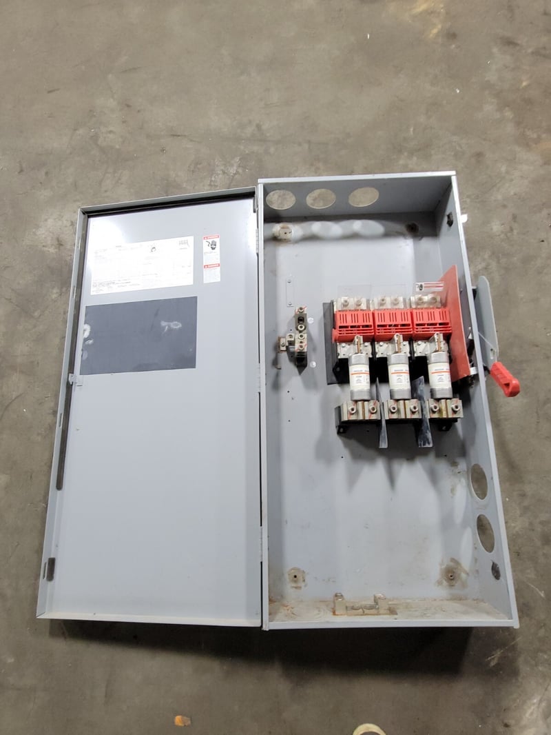 400 Amp. Siemens, HF325NRA, Fusible Safety Disconnect Switch, 3 Pole ...