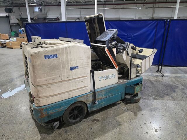 Tennant #7400, LP floor scrubber, needs new battery for Sale | Surplus ...