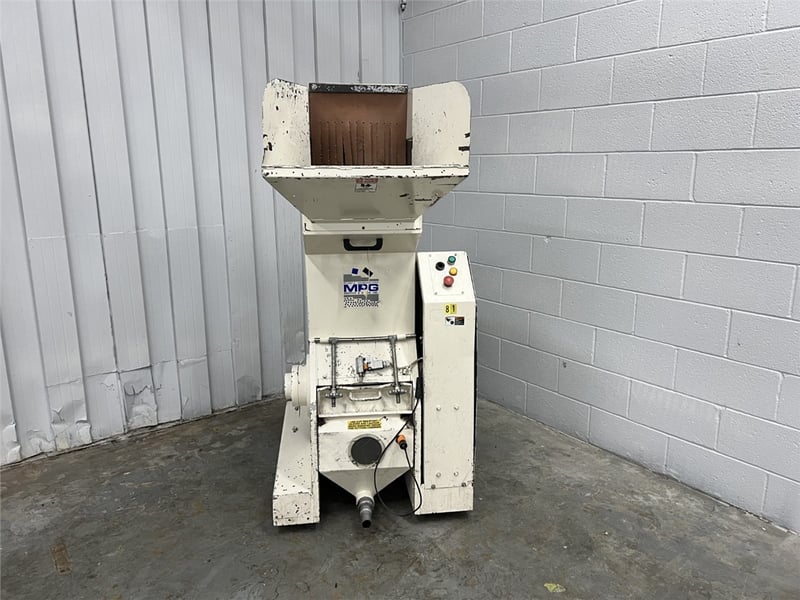 11" x 14" MPG #M1114N, granulator, 10 HP, 15 staggered knife rotor ...