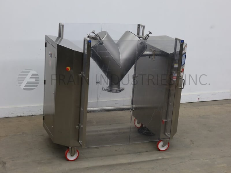 3 cu.ft. Patterson, 316 Stainless Steel twin shell mixer, bolt down ...