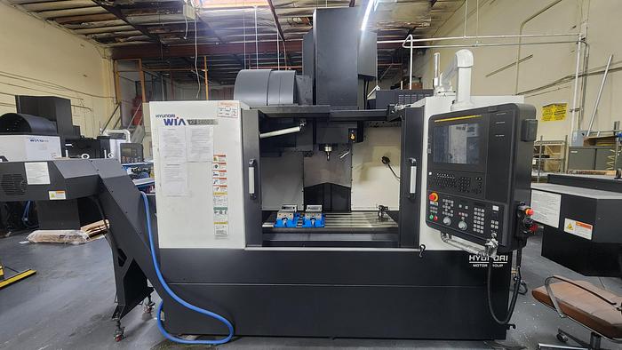 Hyundai Wia #KF5600-ii, CNC vertical machining center, 30 side mount ...