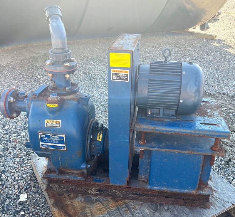 Gorman Rupp #T2A3-B/F, Self-priming Centrifugal Pump, 2" x 2", 3 HP ...
