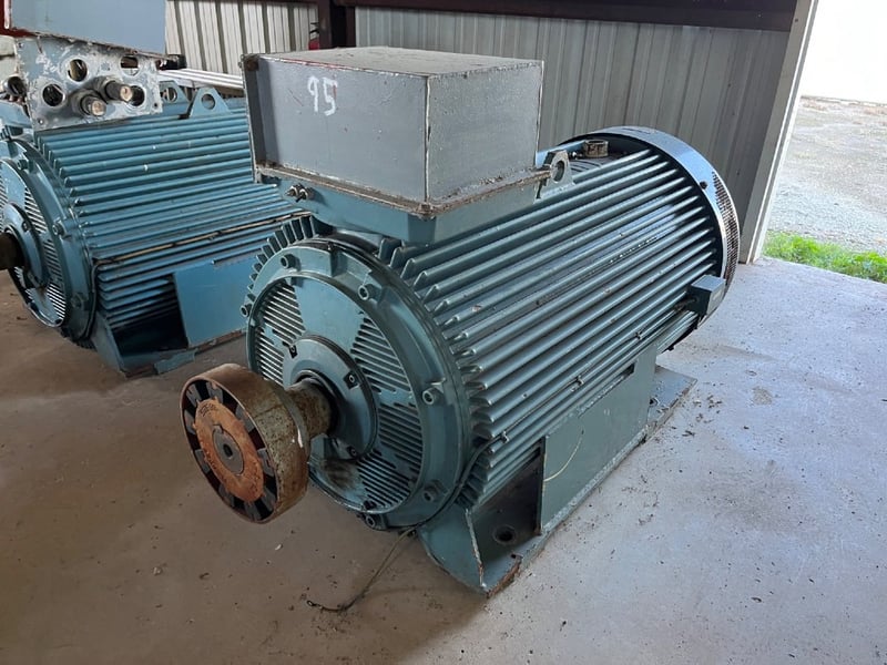 780 KW HP 1784 RPM ABB, Frame 400LK, Drip-Proof Ball Bearing, ABB, 600 ...