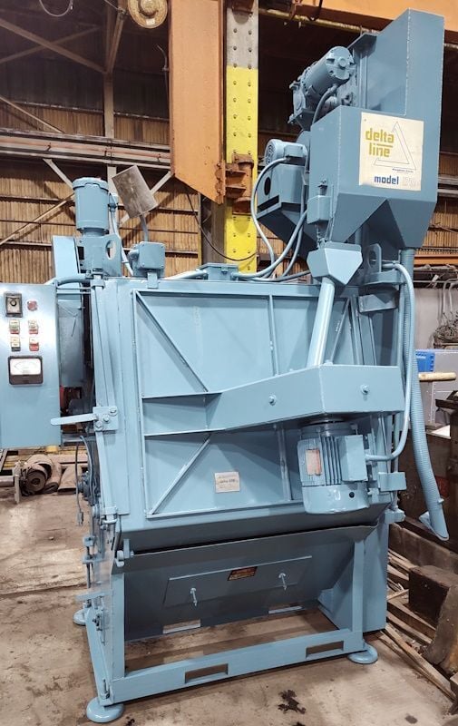 6 cu.ft. Wheelabrator #170, tumblast shot blast machine For Sale ...