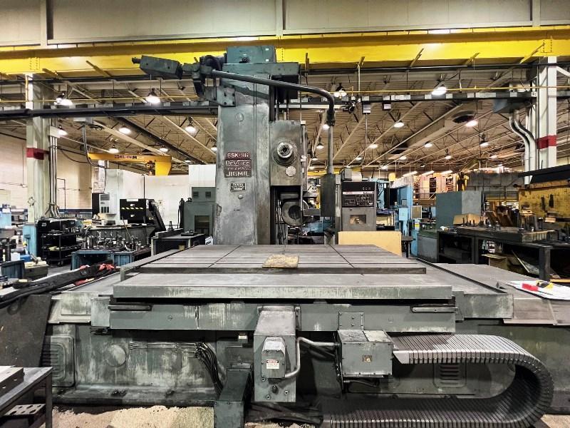 6" DeVlieg #65K-96, jig mill, 96" x 50" table, #50 taper, 72" vertical ...