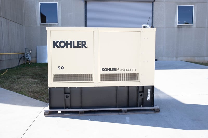50 KW Kohler #50REOZK, diesel generator set, 120/208 Volts, 3-phase ...