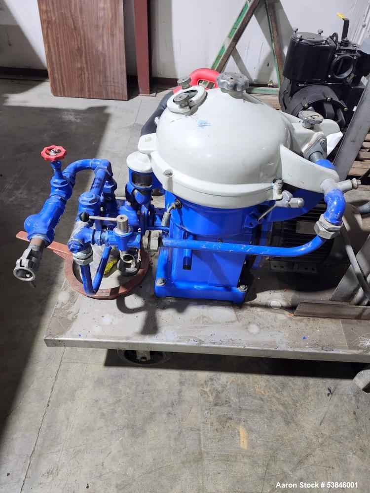 Alfa-Laval #MAB-104B-24, Solid Bowl Disc Centrifuge, Liquid/Liquid ...