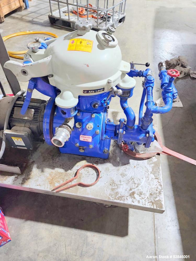 Alfa-Laval #MAB-104B-24, Solid Bowl Disc Centrifuge, Liquid/Liquid ...