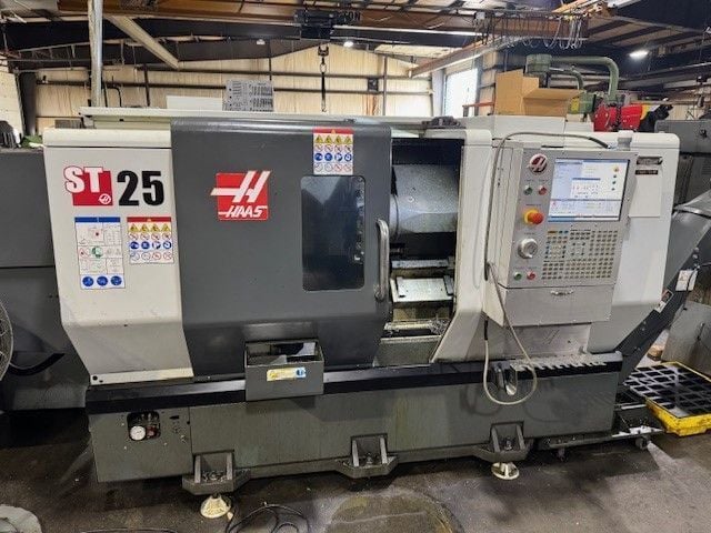 Haas #ST-25, CNC lathe, 20.7" swing, 12" chuck, 4" bar, 15" dia., 21 ...