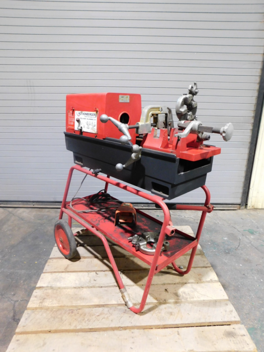 Rothenberger Collins #22A, Pipe Threading Machine, w/(2) Snap-O-Matic ...