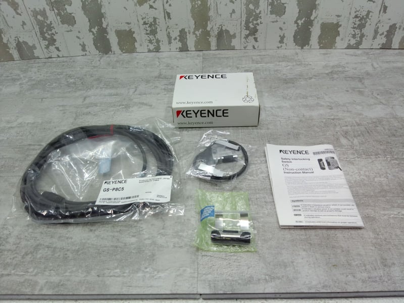 Keyence, GS-11PC, Safety Interlocking Switch, Non-contact, 8-Pin, 3 Hz ...