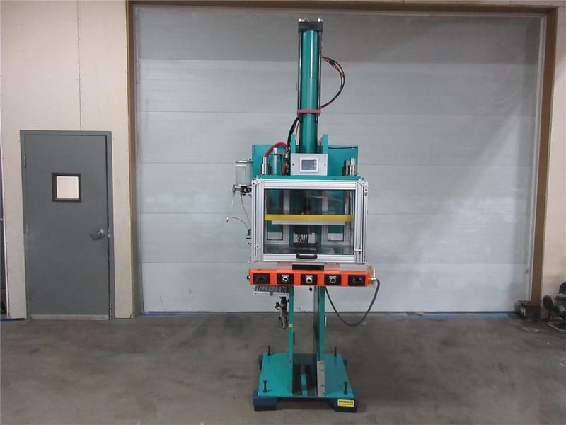 15 Ton, Tox #PC-15, Pneumatic Stamp Press, 5.9" stroke, 90 PSI, 28" x ...