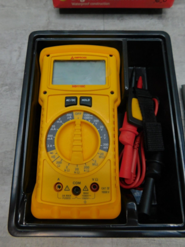 NEW Amprobe Heavy Duty Digital Multimeter, HD110C High Voltage 1500V DC ...