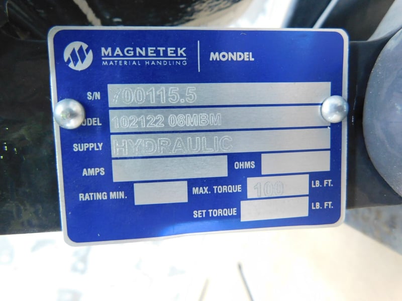8" Magnetek Mondel #102122-08MBM, Hydraulic Overhead Crane Brake Assembly For Sale | Surplus Record