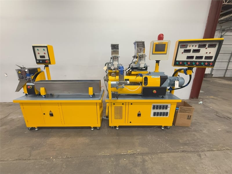 0.6" LabTech, Lab Compounding Strand Pelletizing Line, Twin Screw ...